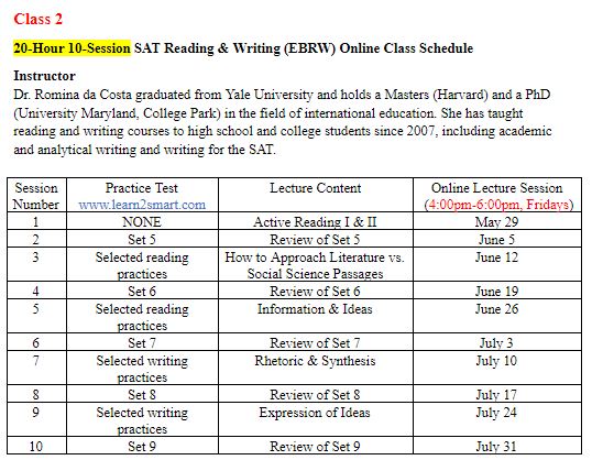 Schedule - Learn2Smart